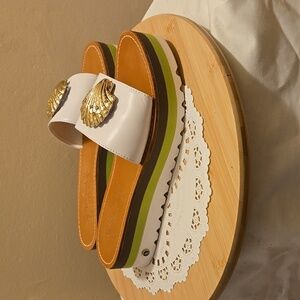 Miss Trish | Shoes | Miss Trish Of Capri Slipon Platform Embellished ...